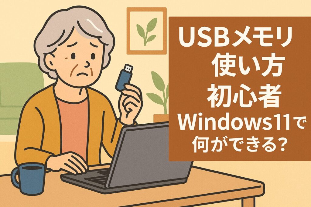 usbメモリの使い方｜初心者向けWindows11対応ガイド | 【シニア向け】スマホ・パソコン活用術